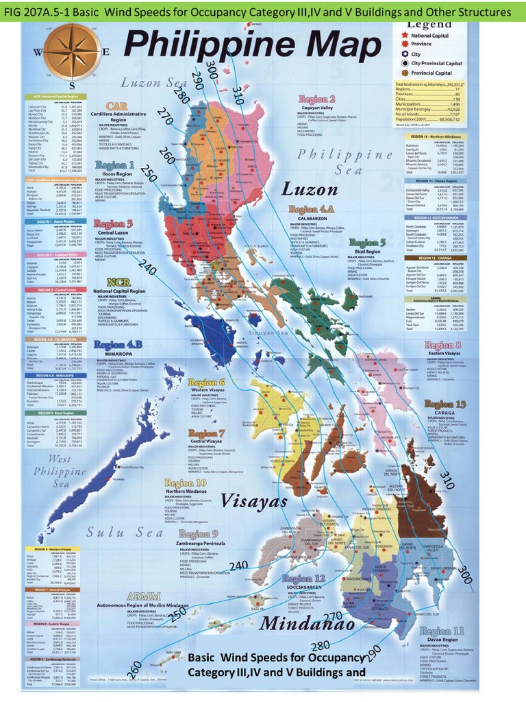 FIG 207A.5-1 Basic Wind Speeds For Occupancy Category III IV and V ...