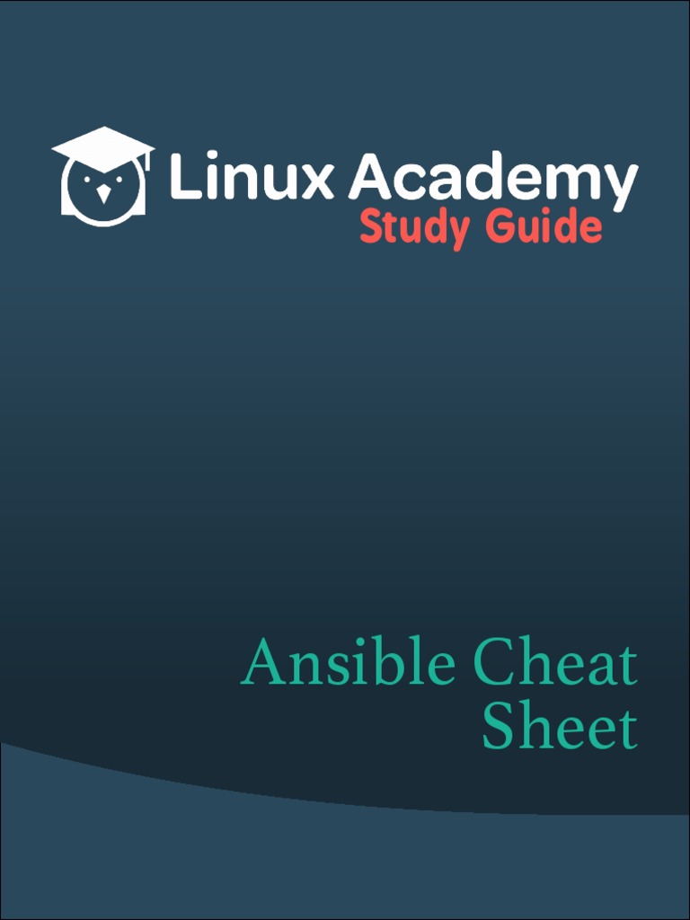 Study Guide: Ansible Cheat Sheet | PDF | System Software | Free Software