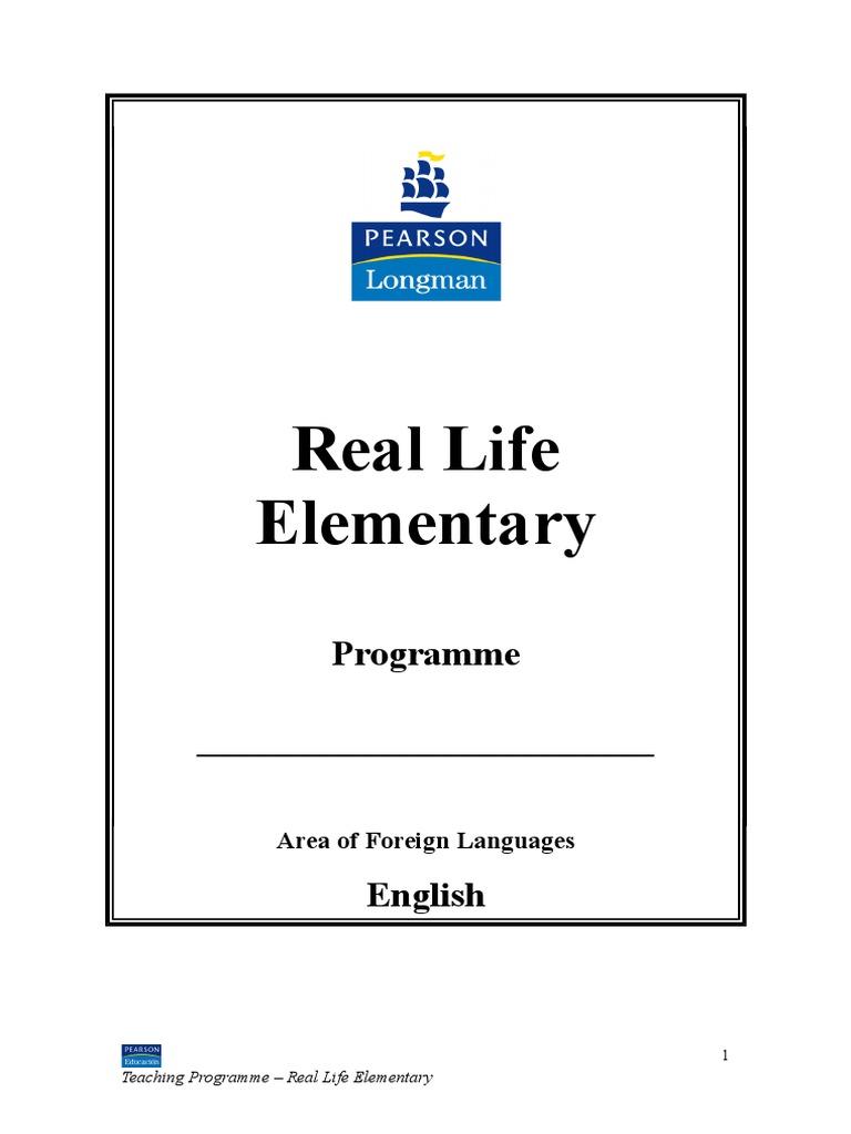 Real Life Elementary Programme | PDF | Competence (Human Resources ...