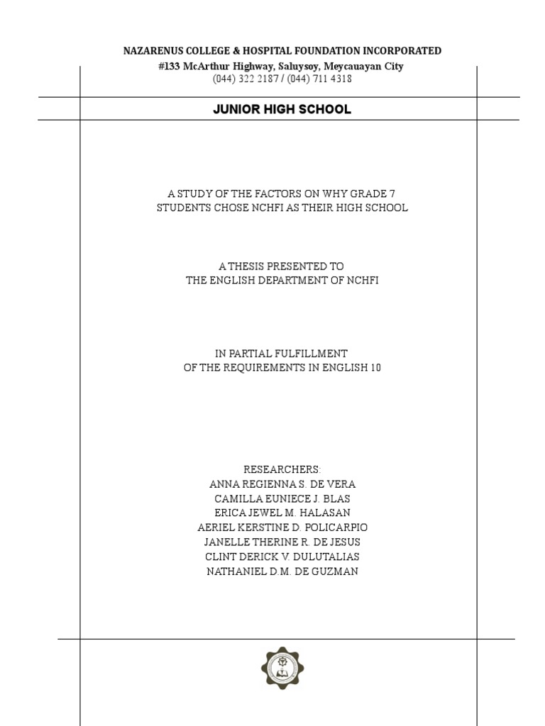Thesis 10 | PDF | School Choice | Survey Methodology