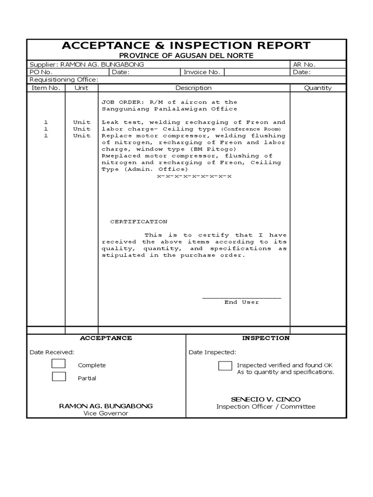 Acceptance Form | PDF