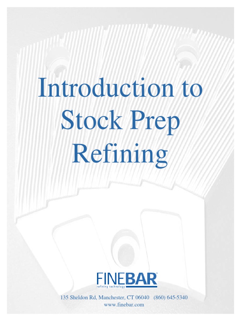 1 Refining Training - Manual PDF | PDF | Pulp (Paper) | Paper