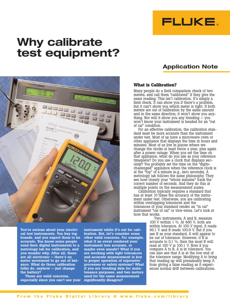 Why Calibrate PDF | PDF | Calibration | Clock
