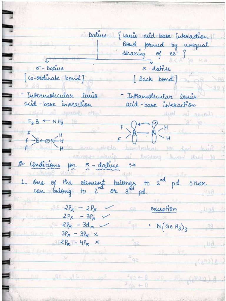 Inorganic Chemistry Notes | PDF