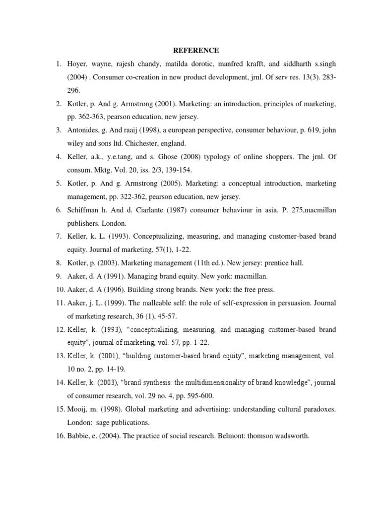 Reference | PDF | Marketing | Market (Economics)
