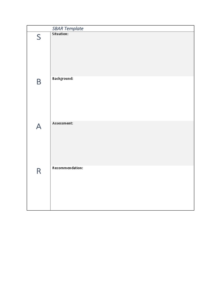 Komunikasi Efektif SBAR | PDF