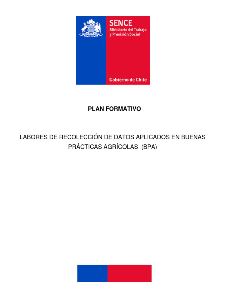 Labores de Recolecci N de Datos Aplicados en Buenas PR Cticas Agr Colas Bpa 29072019 | PDF ...