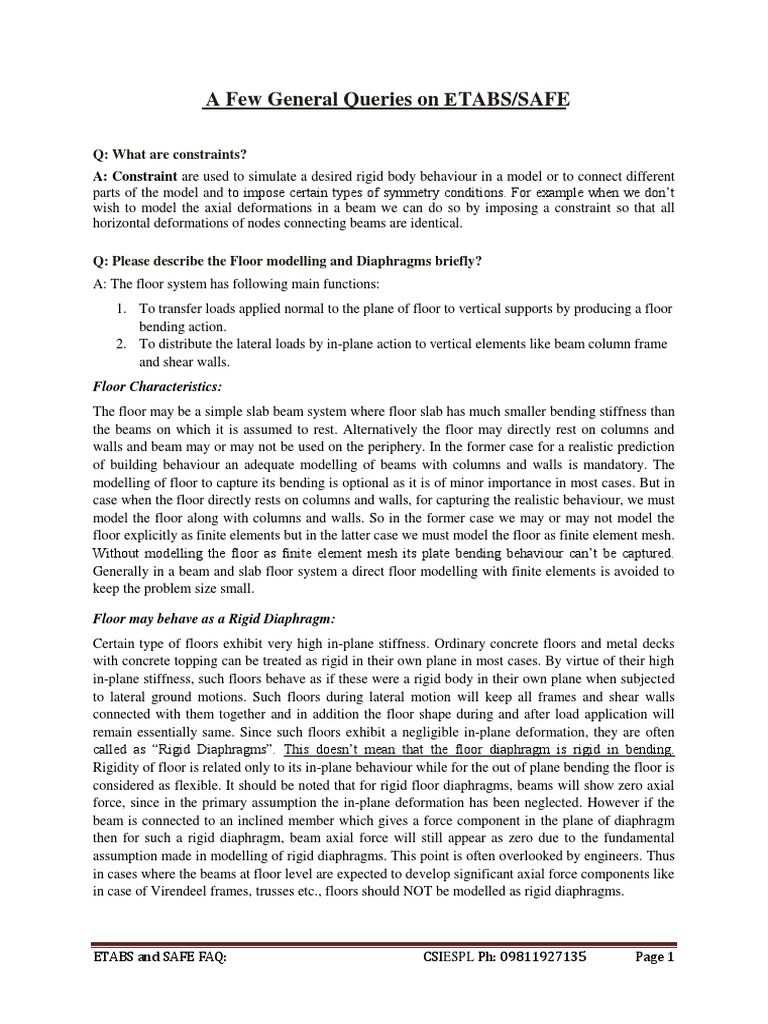 An In-Depth Explanation of Floor Modeling, Diaphragm Behavior, and ...