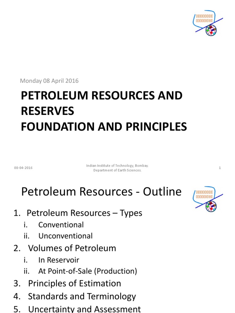 Petroleum Resources and Reserves Overview | PDF | Petroleum Reservoir ...
