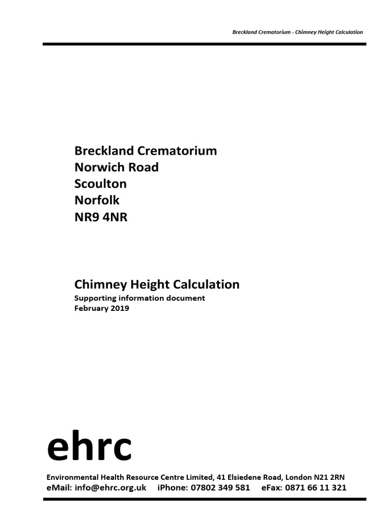 Chimney Height Calculation PDF | PDF | Air Pollution | Chimney