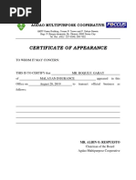 Mr. / MS: Re: Conforme For Contract of Service Agreement | PDF