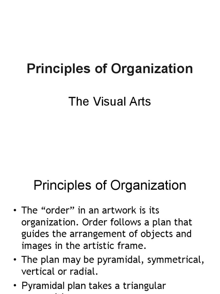 3 Principles of Organization | PDF | Perspective (Graphical) | Pattern