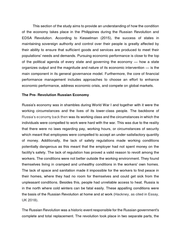 Economic RRL Version 2.1 | PDF | Vladimir Lenin | Russian Revolution