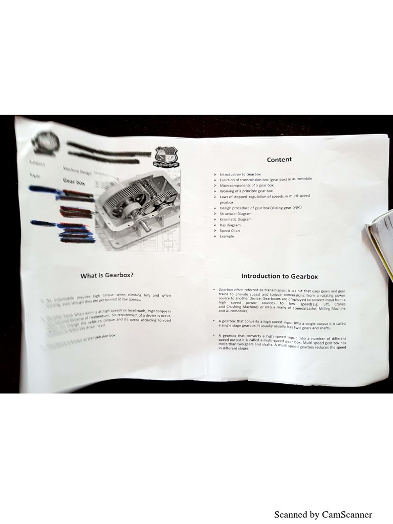Gear Box Design | PDF