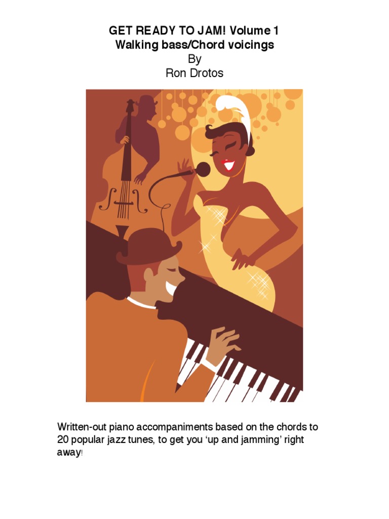 Get Ready To Jam! Volume 1 Walking Bass/chord Voicings: by Ron Drotos ...