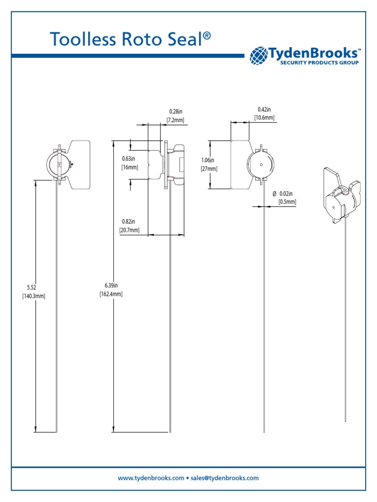 Toolless Roto Product Specs PDF | PDF
