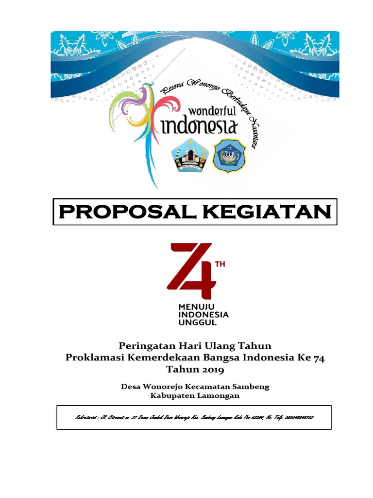 Proposal Kegiatan Karnaval 2019 | PDF