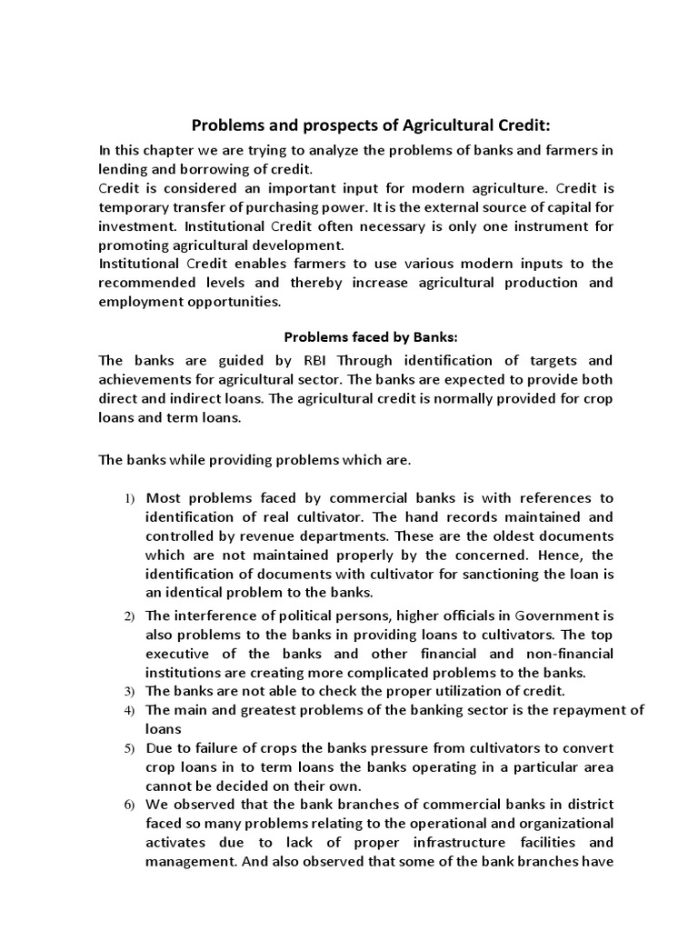 Problems and Solutions | PDF | Banks | Loans