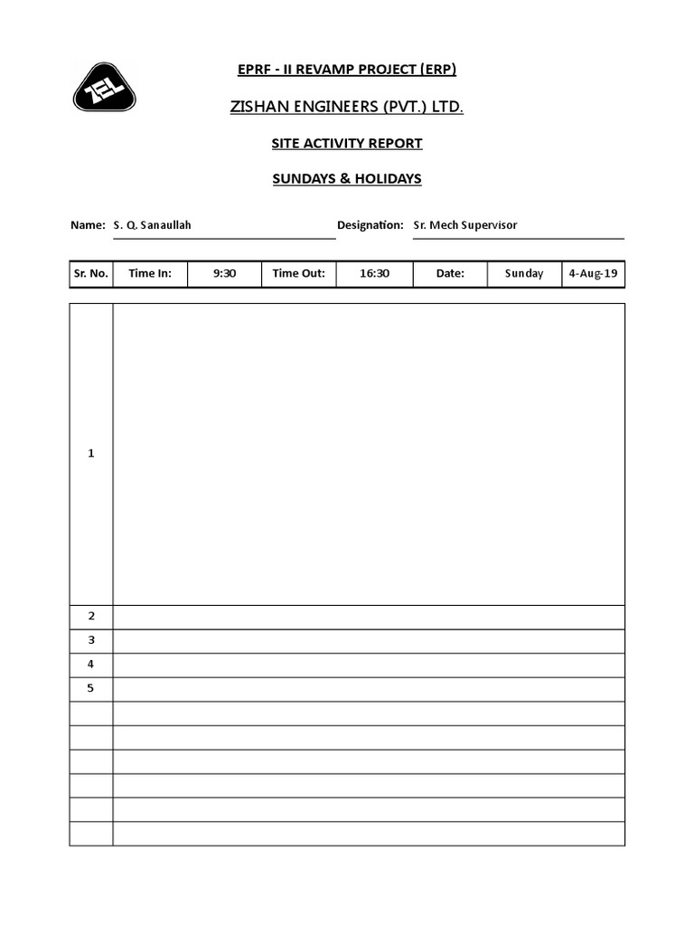 EPRF-II Revamp Site Activity Report | PDF | Computers