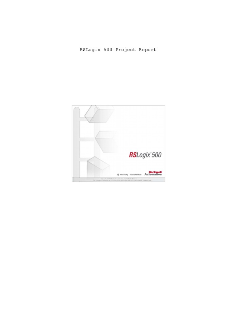 RSLogix 500 Project Report | PDF | Booting | Random Access Memory