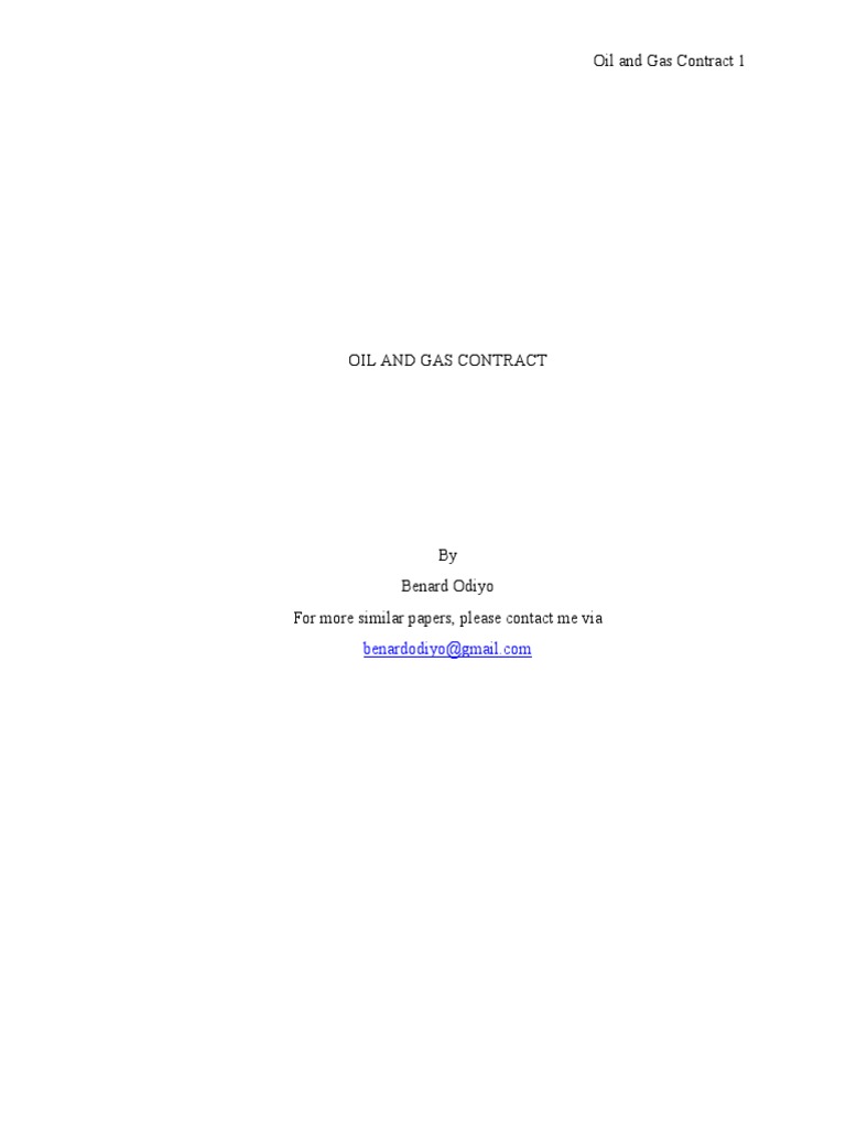 Oil and Gas Contract | PDF | Indemnity | Deepwater Horizon