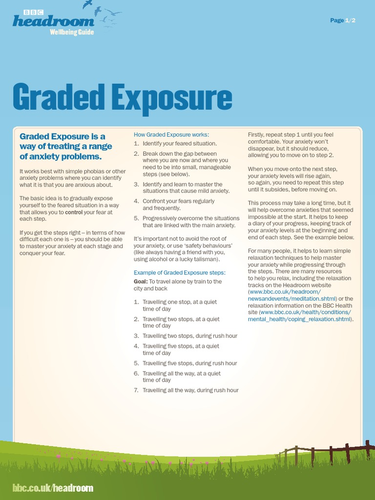 Graded Exposure PDF | PDF | Anxiety | Psychiatry