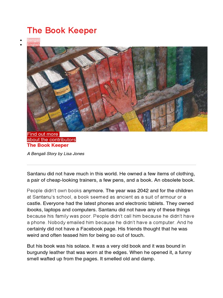 The Book Keeper: Find Out More About The Contributors | PDF | Books