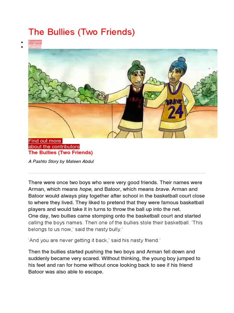 27-The Bullies (Two Friends) | PDF