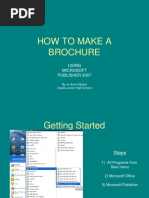 Create A Brochure Using Publisher | PDF | Page Layout | Graphics