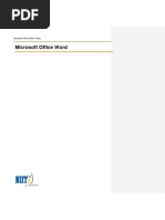 Word 2007 User Guide | PDF | Microsoft Word | Tab (Gui)
