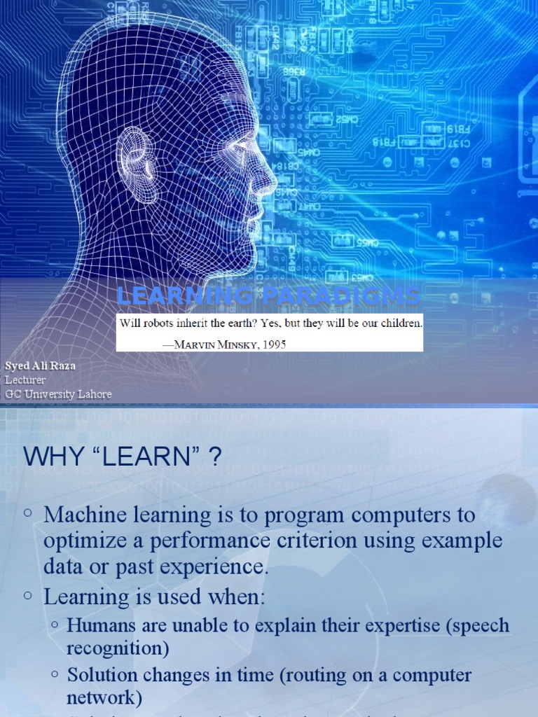Learning Paradigms | Download Free PDF | Statistical Classification ...