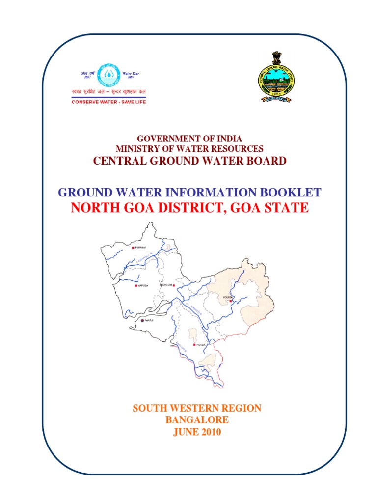 Ground Water Resources of North Goa District: An Overview of ...