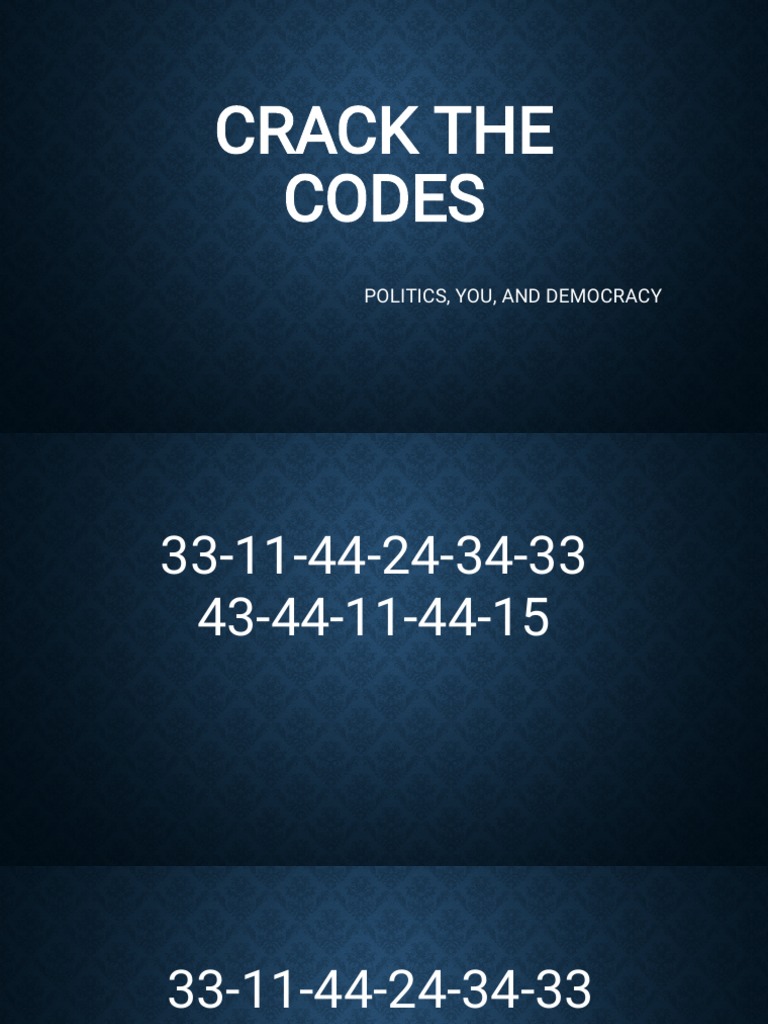 Crack The Codes | PDF | Democracy | Political Ideologies