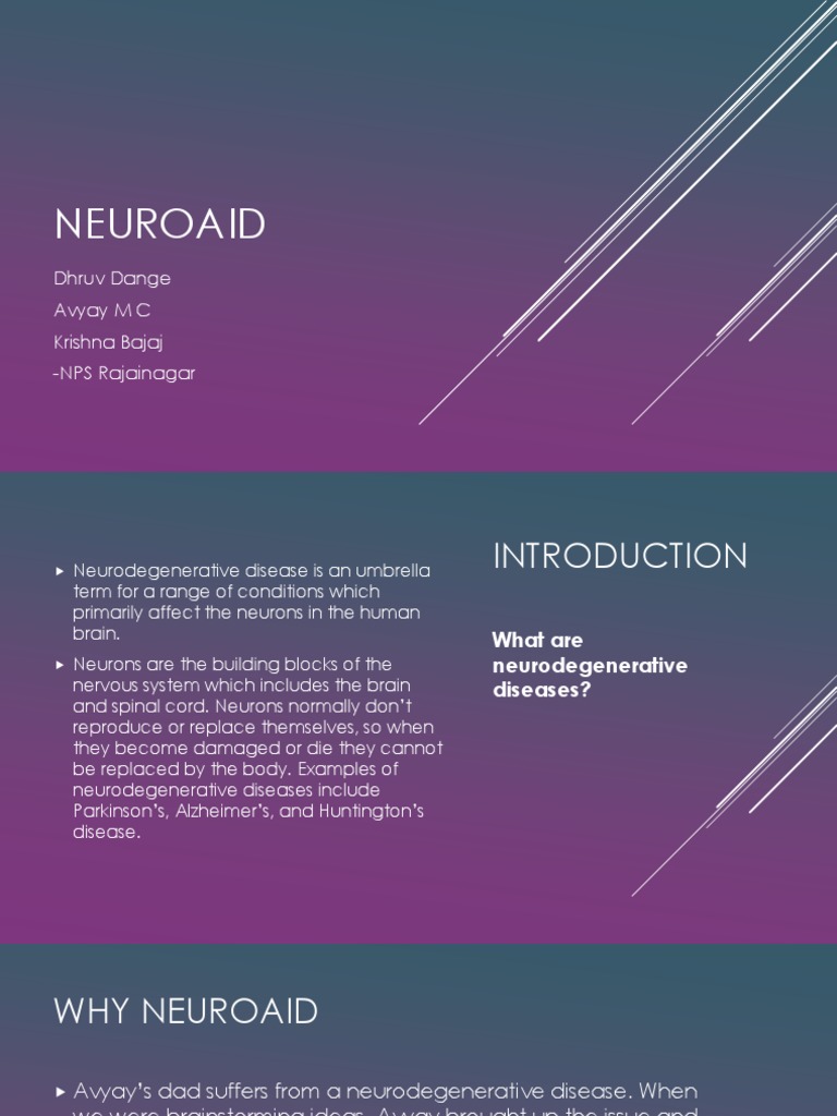 Neuroaid: Dhruv Dange Avyay M C Krishna Bajaj - NPS Rajainagar | PDF ...
