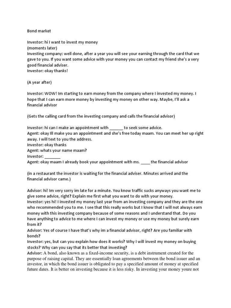 Bond Market Script | Download Free PDF | Bonds (Finance) | Financial ...