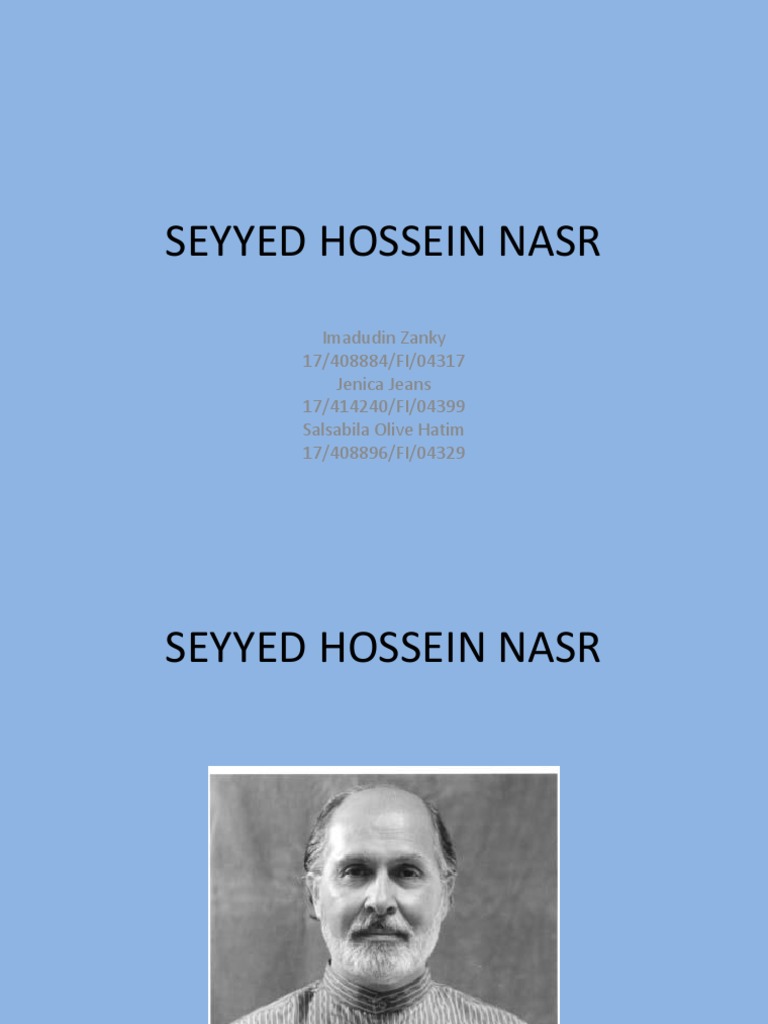 Seyyed Hossein Nasr | PDF