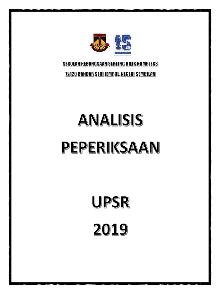 Cover Analisis Peperiksaan | PDF