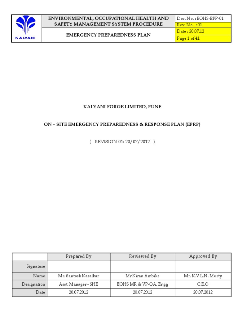 Epp PDF | PDF | Emergency Management | Emergency