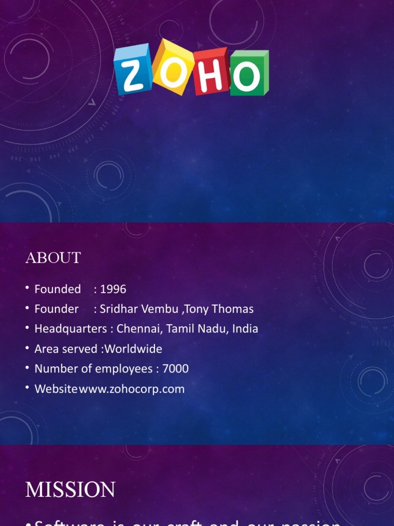 Zoho CRM | PDF | Computing | Information Technology