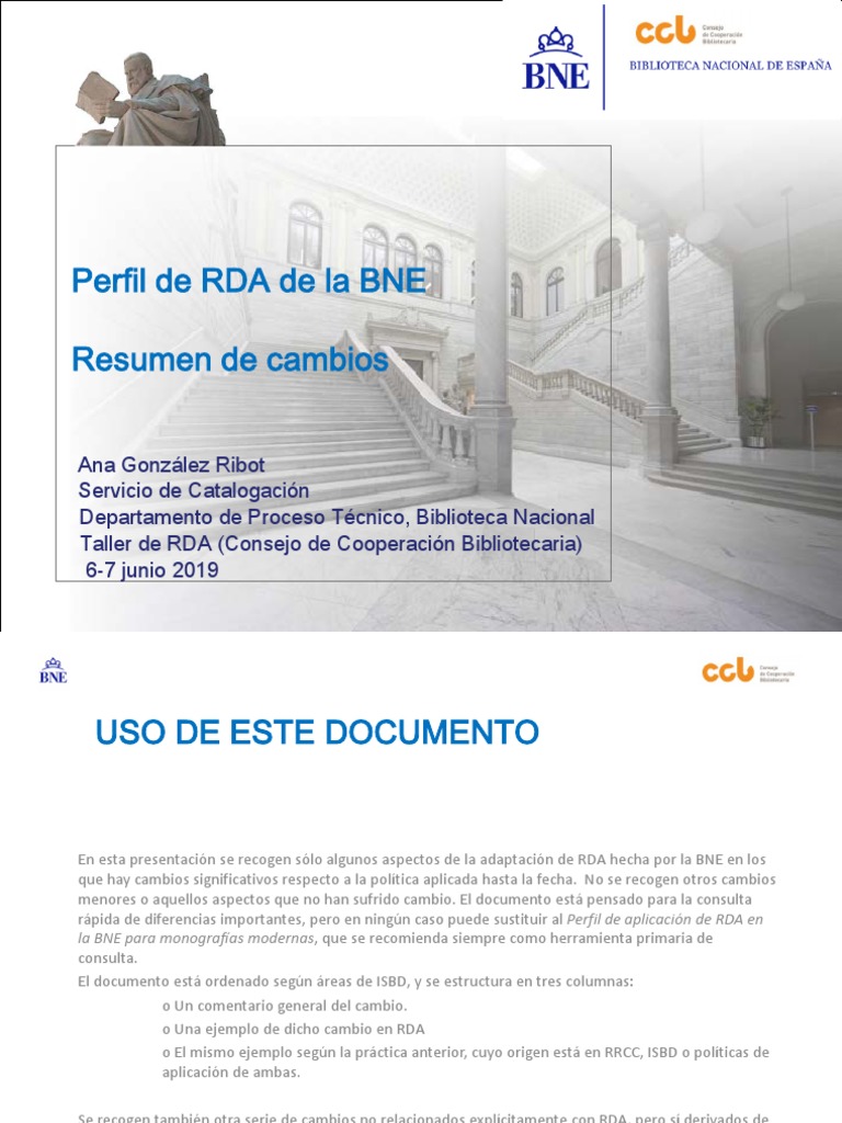 Diferencias Rcaa y Rda | PDF | Publicación