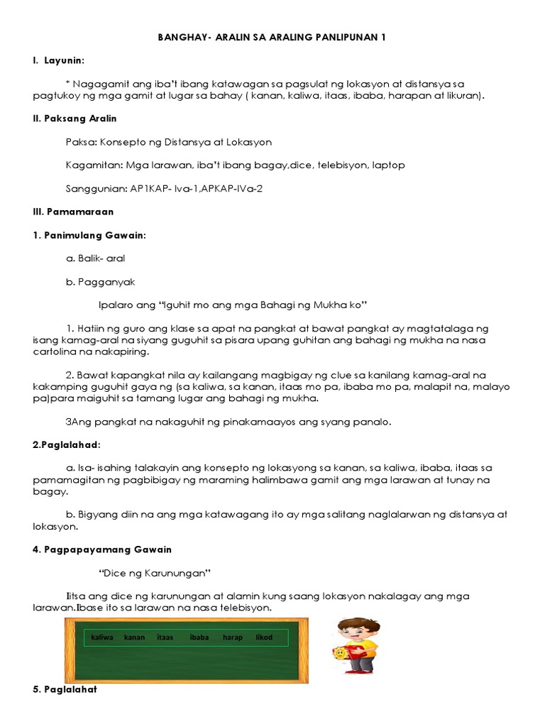 Cot - DLP - Araling Panlinan 1 by Teacher Mylene B. Ferrer | PDF