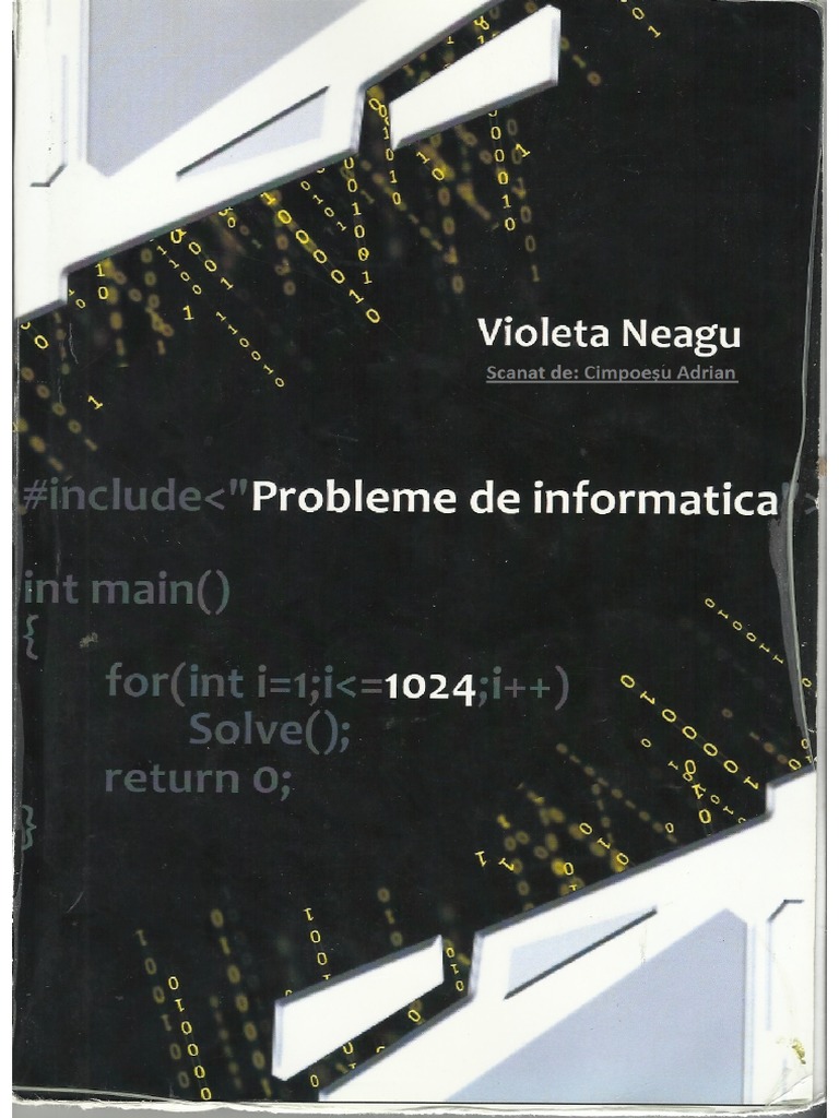 Fileshare - Ro Violeta Neagu 1024 Probleme de Informatica Cimpoesu ...