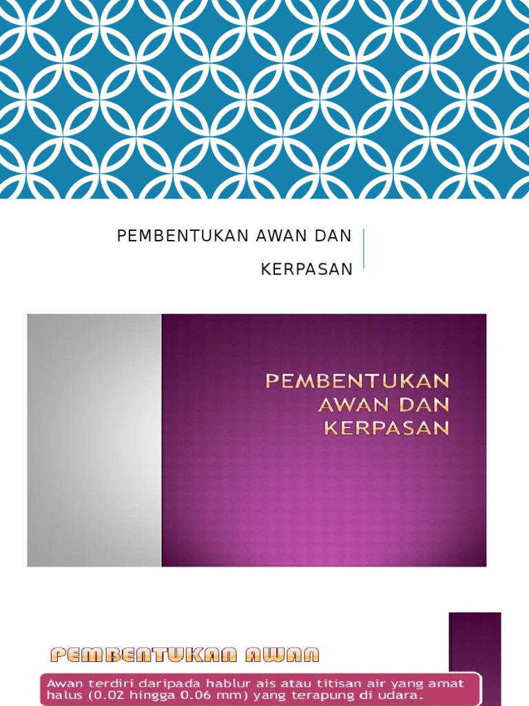 Kerpasan Dan Pembentukan Awan PDF | PDF