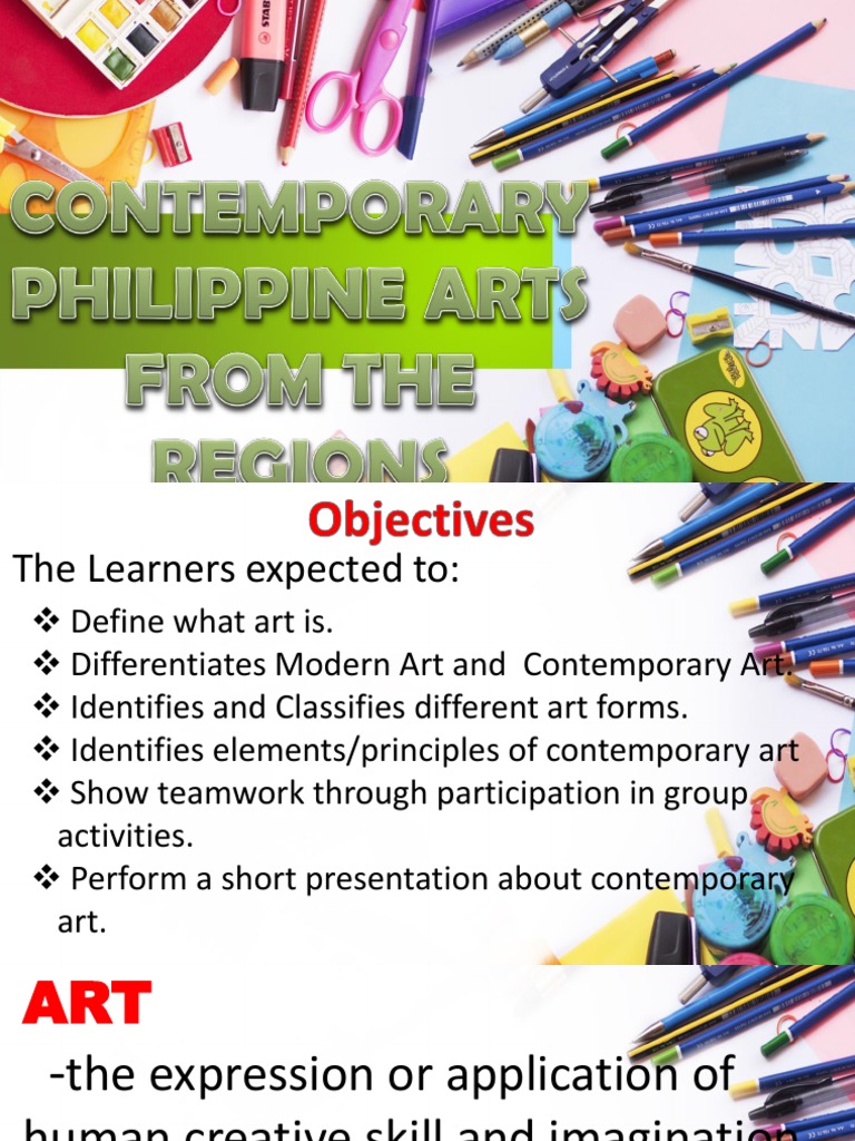 CPAR - Lesson 1 | PDF | Art Media | Aesthetics