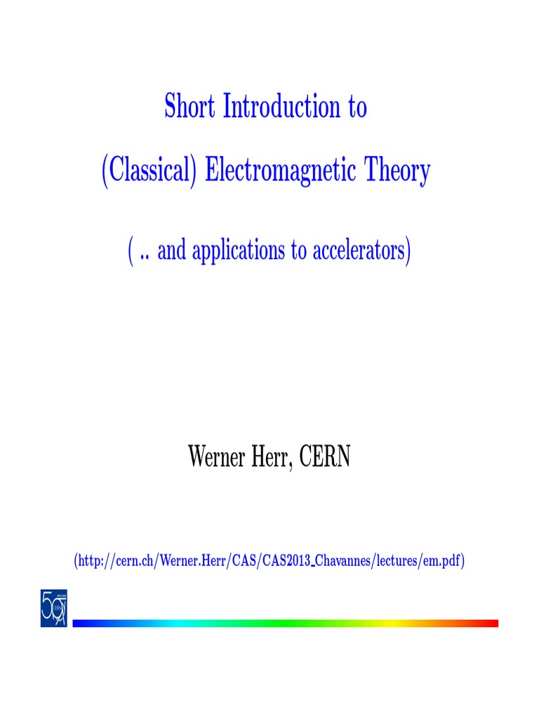 Em1 PDF | PDF | Electromagnetic Induction | Maxwell's Equations