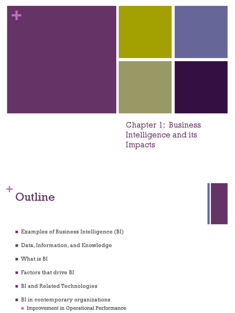 CH 01 | PDF | Business Intelligence | Decision Support System