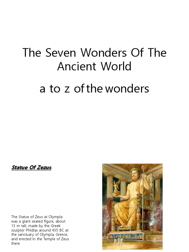 Ancient World's Seven Wonders | PDF | Classical Antiquity | Religion ...