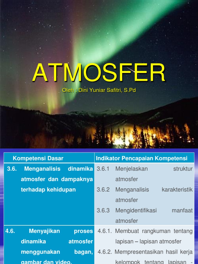 Atmosfer Geografi | PDF | Sains & Matematika