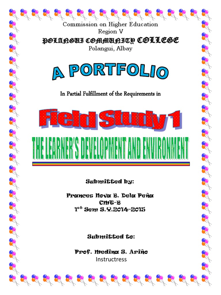 Fs 1 Cover Page | PDF