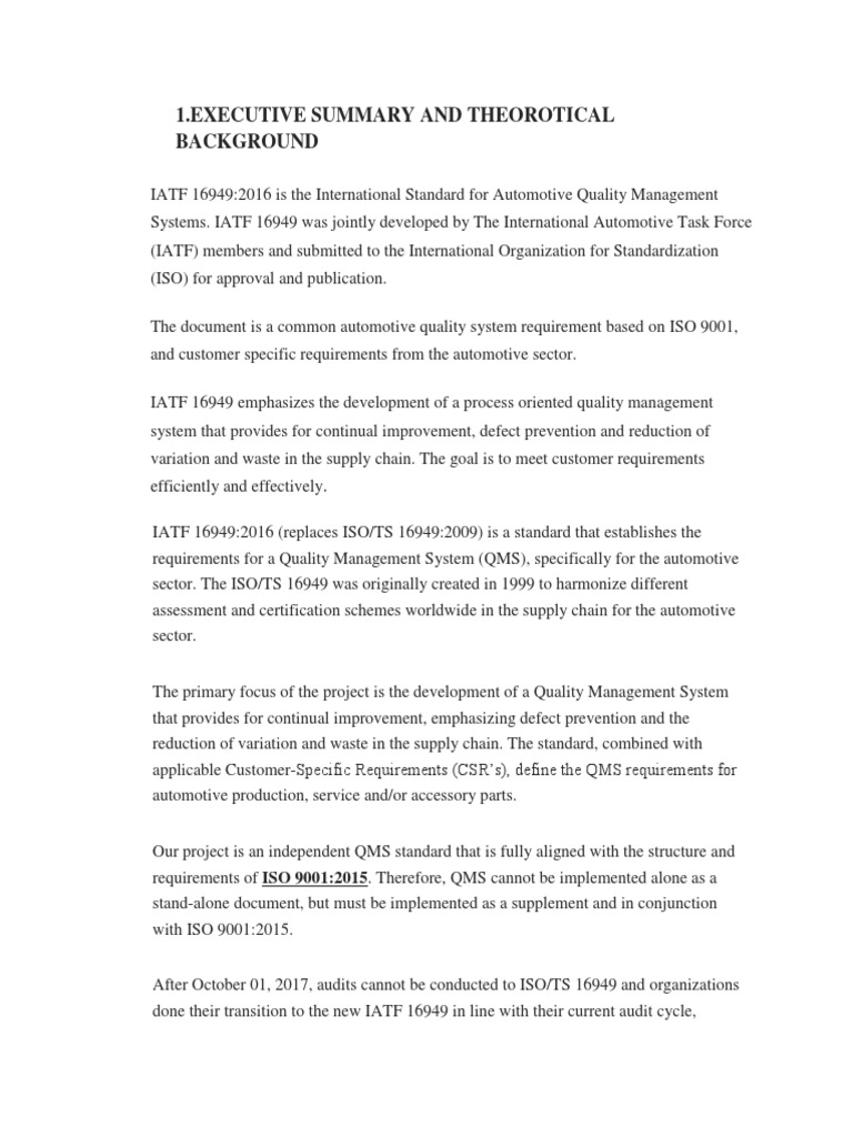 IATF | PDF | Quality Management System | Quality Management